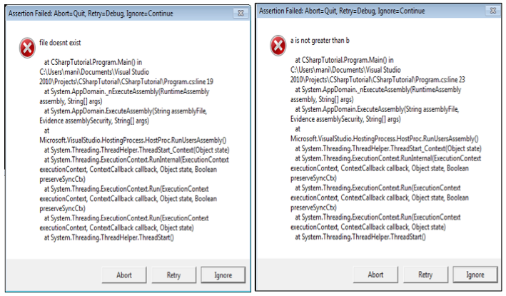 Code Diagnostics with Code Contracts in C# and Conditional Compilation ...